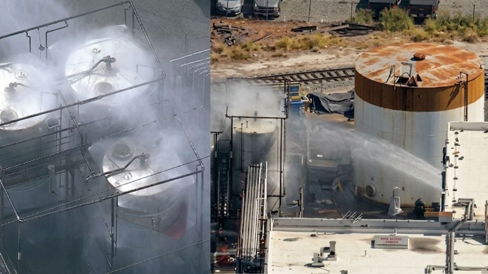 ¡Alerta máxima en Estados Unidos!, tanque de productos químicos tóxicos ...